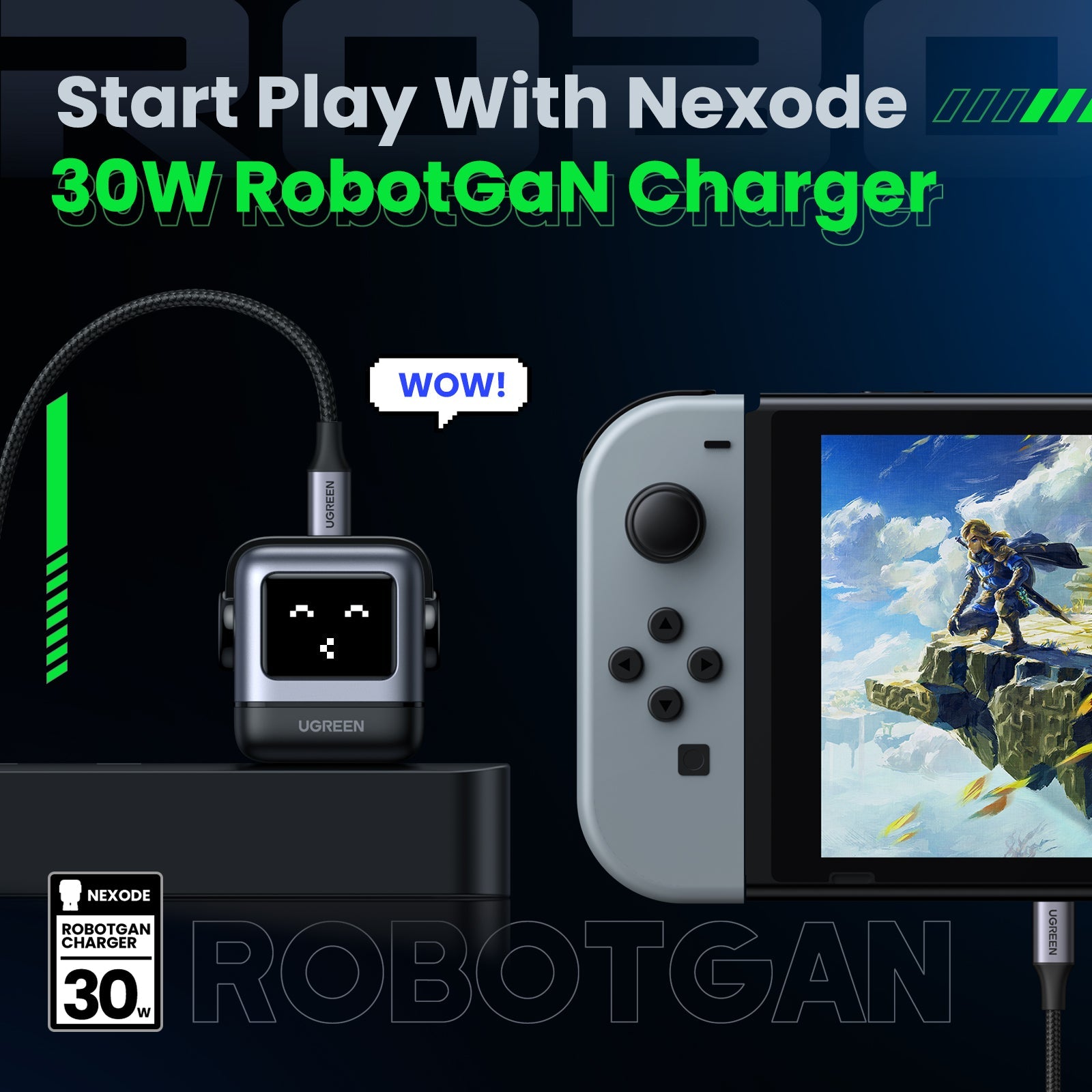 Ugreen Nexode RG 30W USB C GaN Charger | UGREEN US Ugreen Nexode RG 30W USB C GaN Charger | UGREEN US