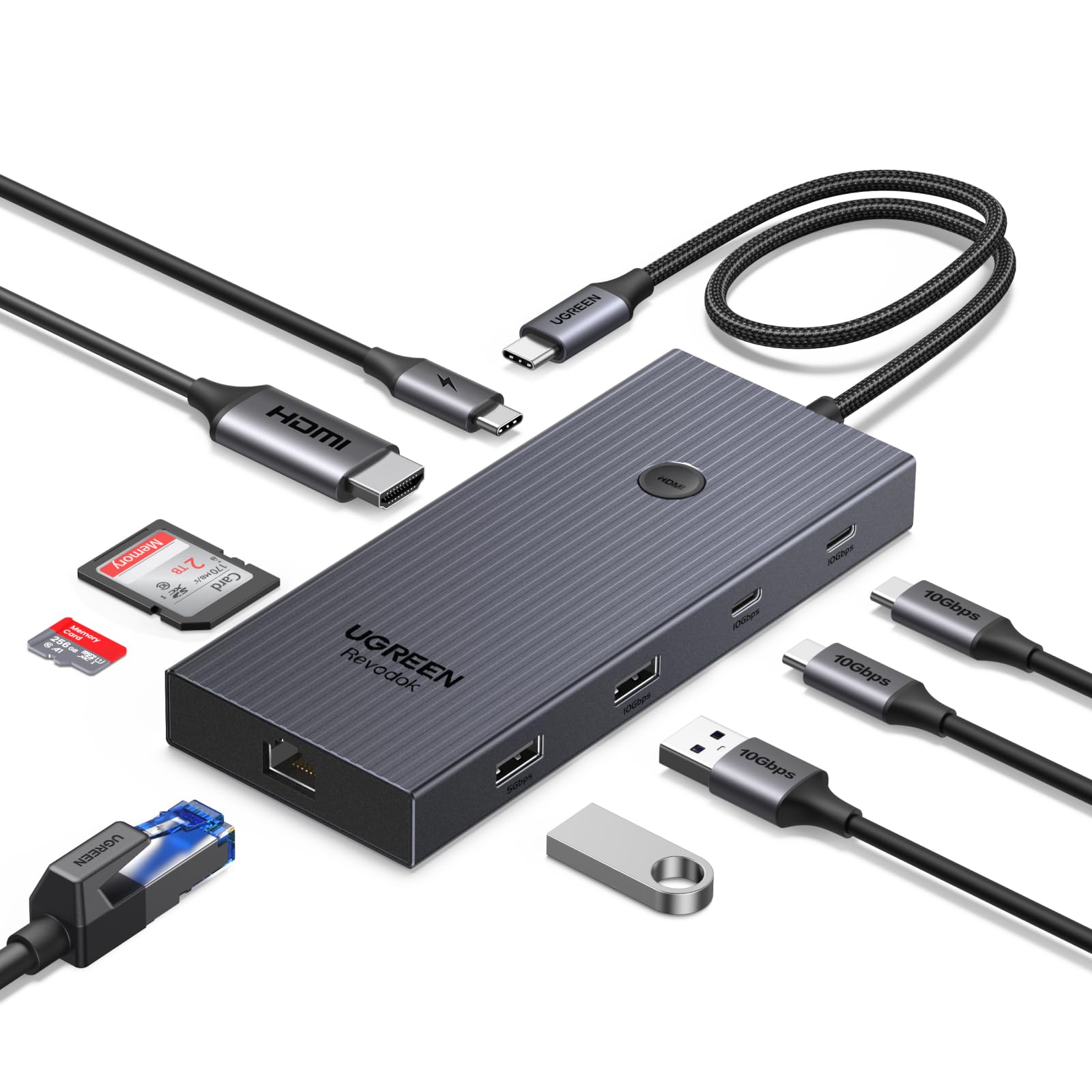 UGREEN Revodok Pro USB-C Hub 9-in-1 – UGREEN Official Site