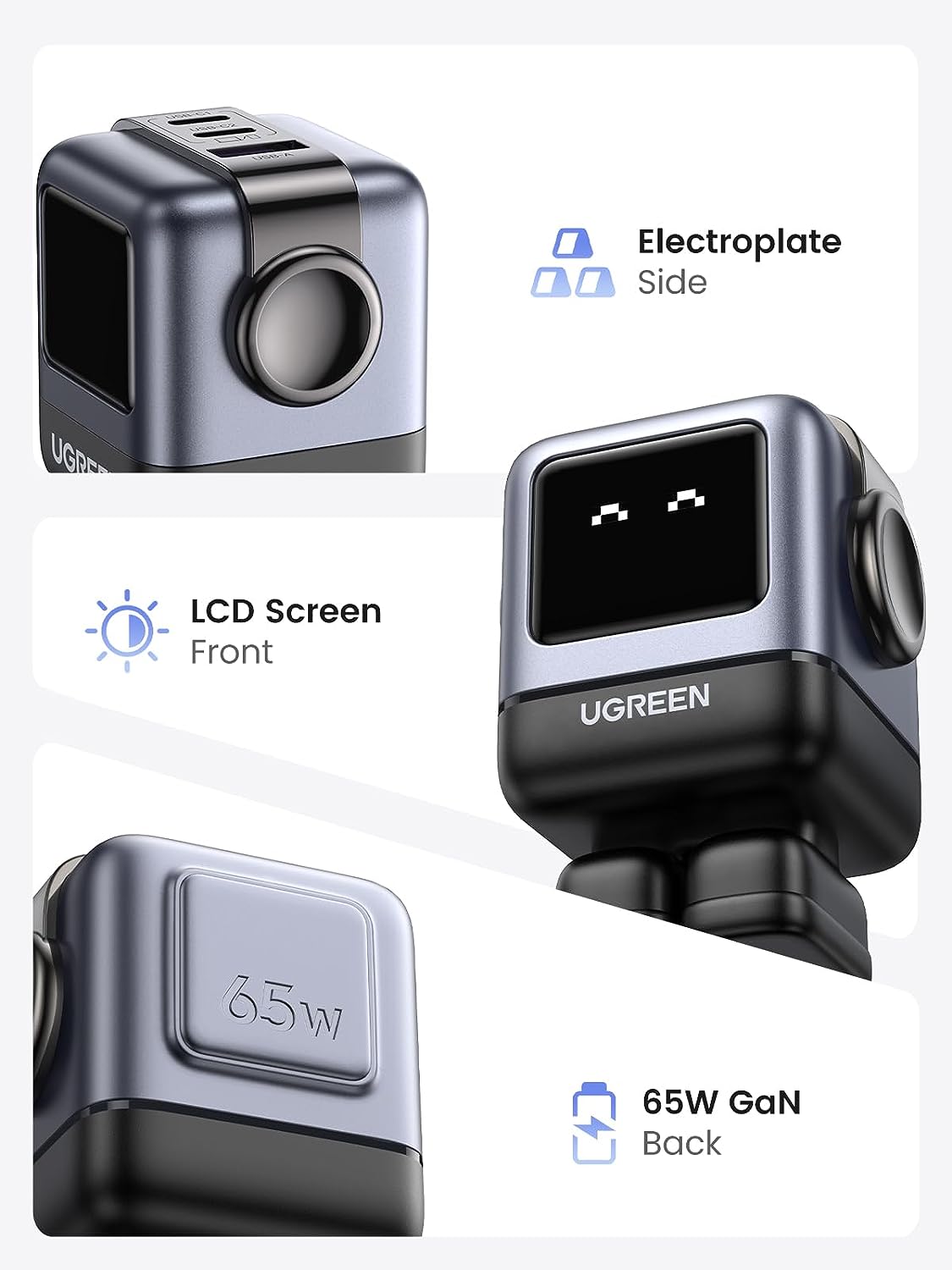 Ugreen Nexode RG 65W USB C GaN Charger | UGREEN US Ugreen Nexode RG 65W USB C GaN Charger | UGREEN US